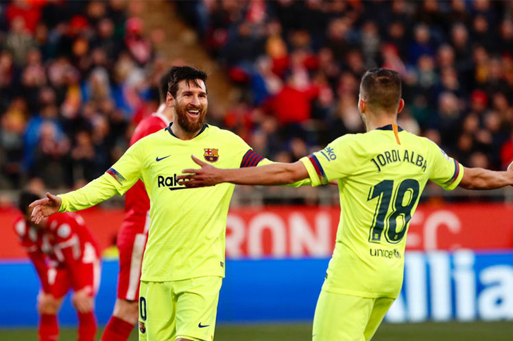 Messi devuelve el aliento al Barcelona en triunfo sobre Girona – Listín ...